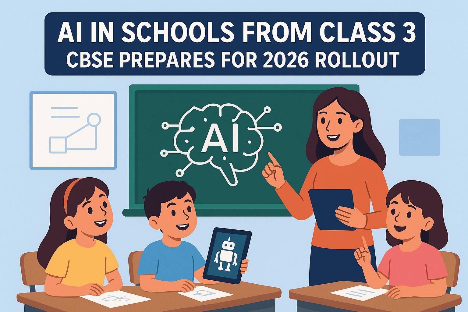 AI in Schools from Class 3 - CBSE Rollout 2026 | Teachers Pride ...